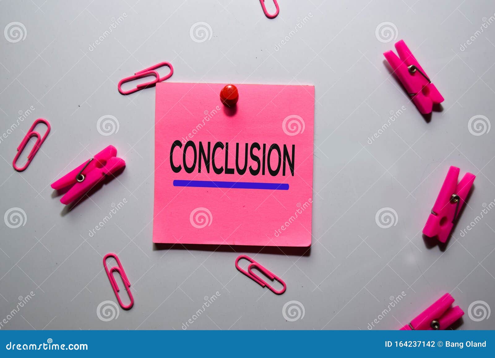 Conclusion Text on Sticky Notes Isolated on Office Desk Stock Photo ... Conclusion Text on Sticky Notes Isolated on Office Desk Stock Photo ...