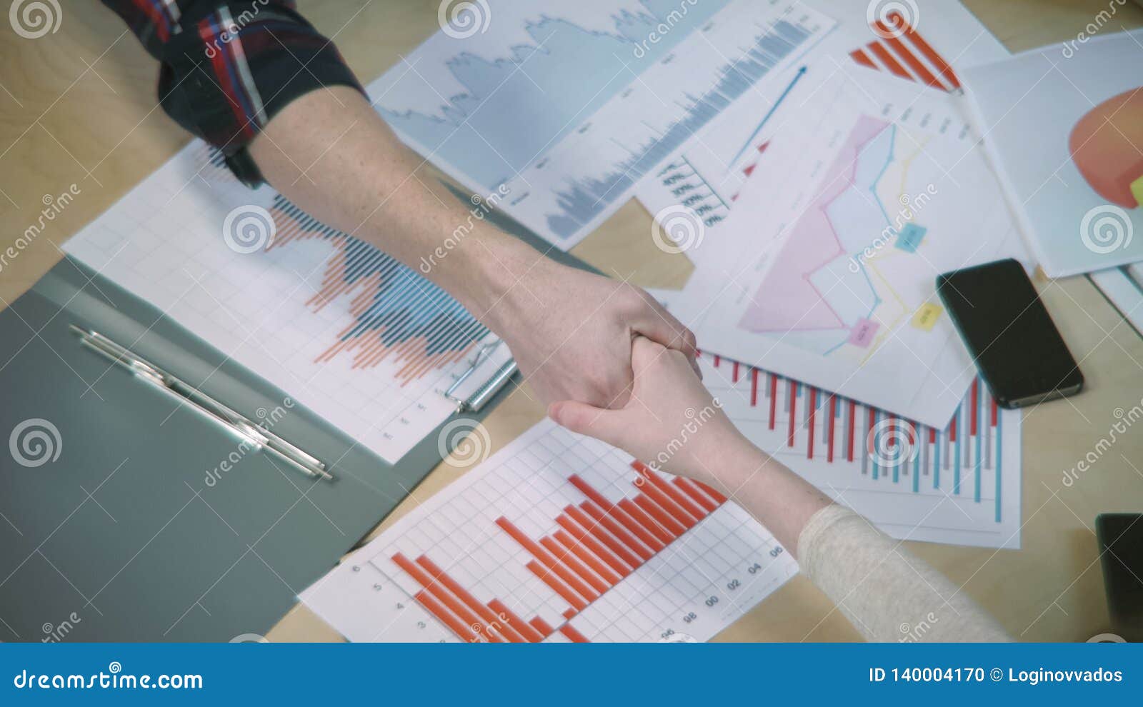 Conclusion of the Transaction, a Friendly Handshake Stock Photo - Image ...