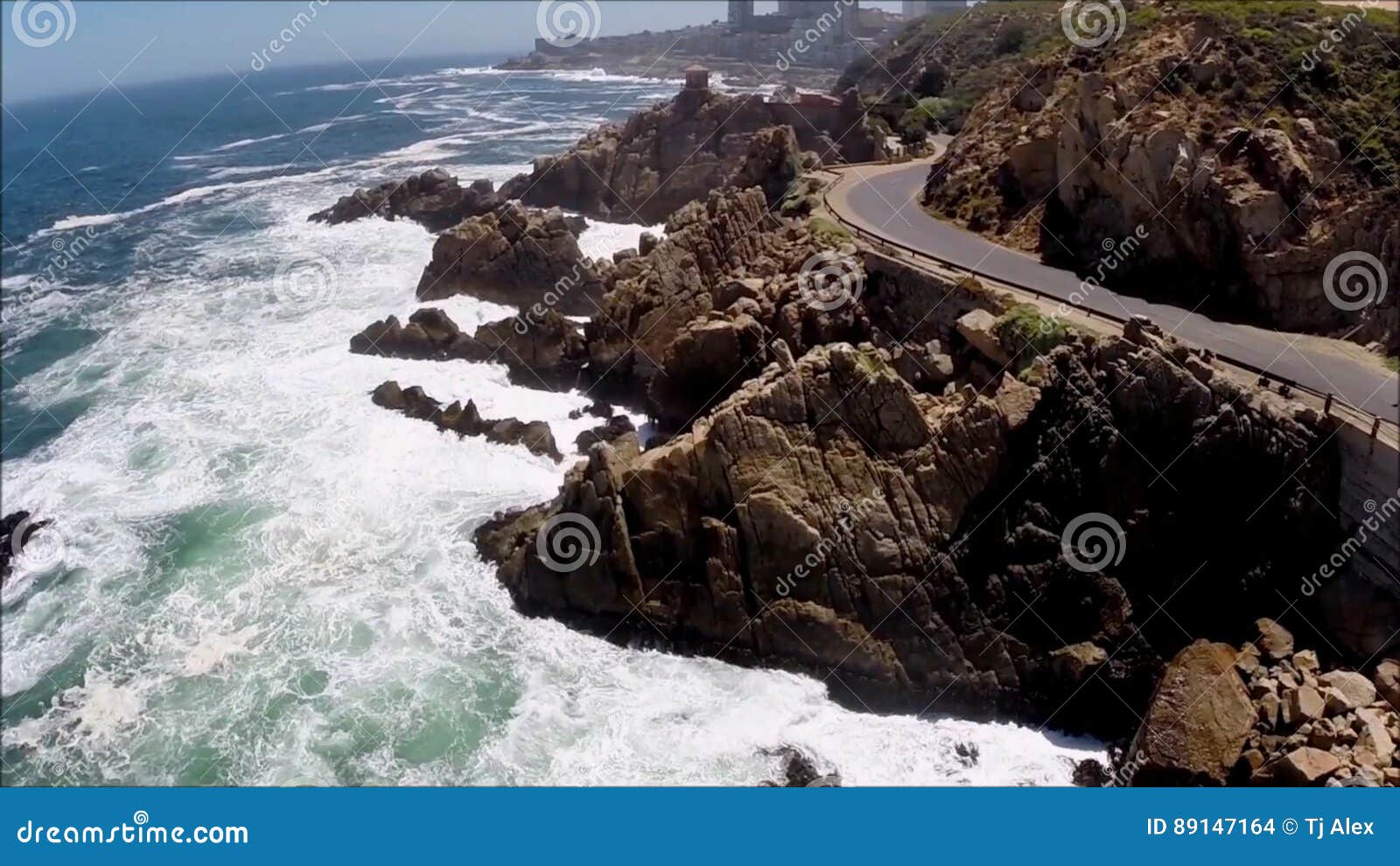 Concon beach in Chile stock photo. Image of city, concon - 89147164