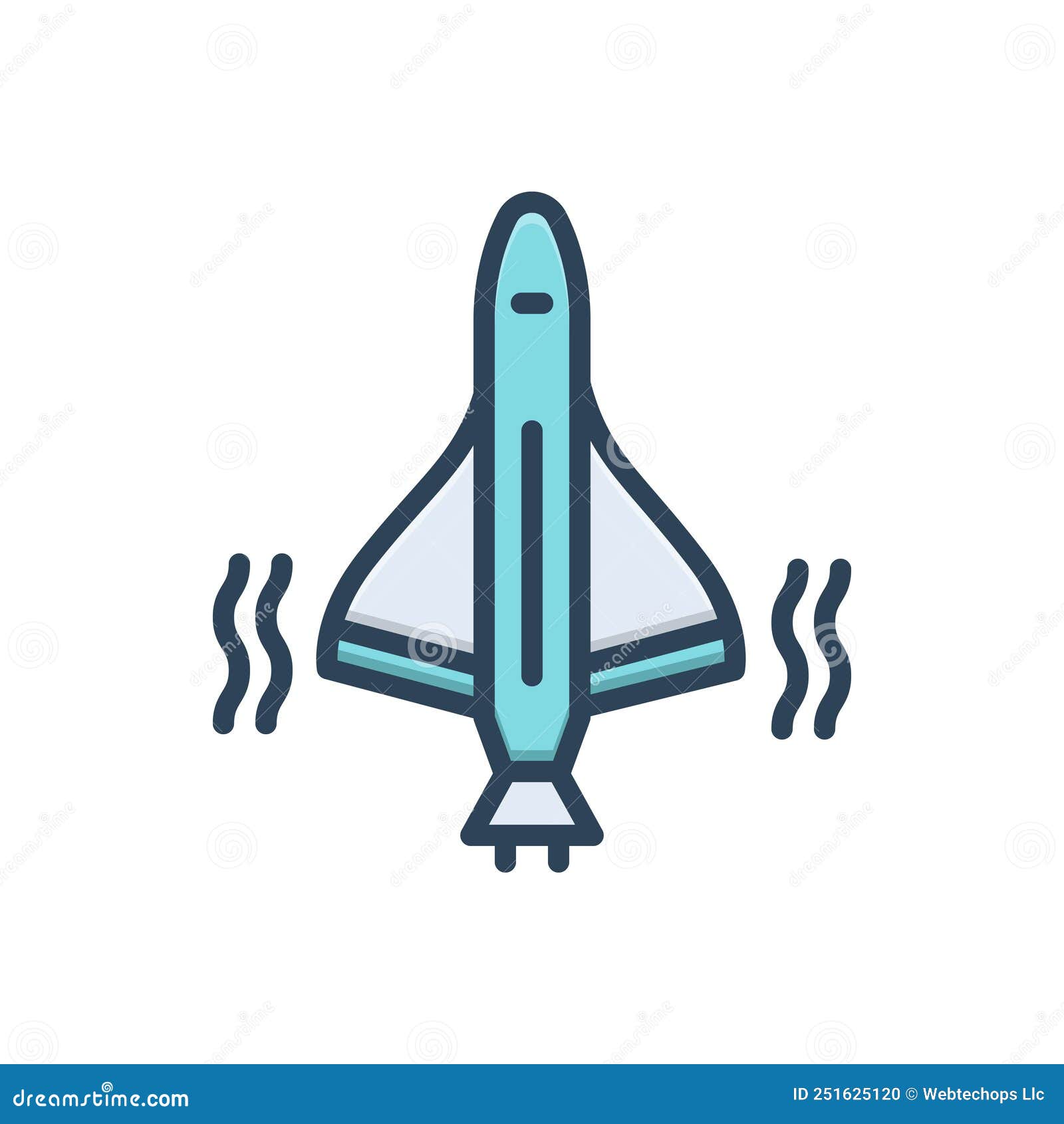 Color Illustration Icon for Concord, Fuselage and Plane Stock Vector ...