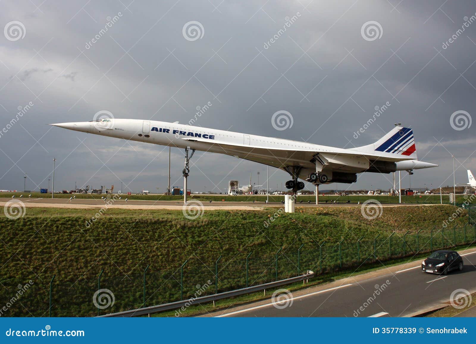 Concorde imagen de archivo editorial. Imagen de transporte - 35778339