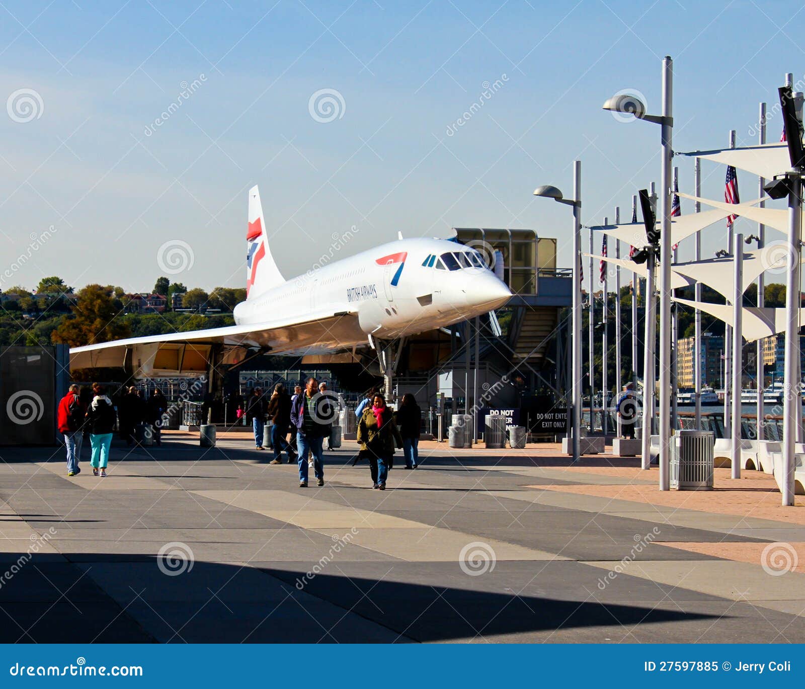 The Concorde Jet at the Intrepid Museum. Editorial Image - Image of ...