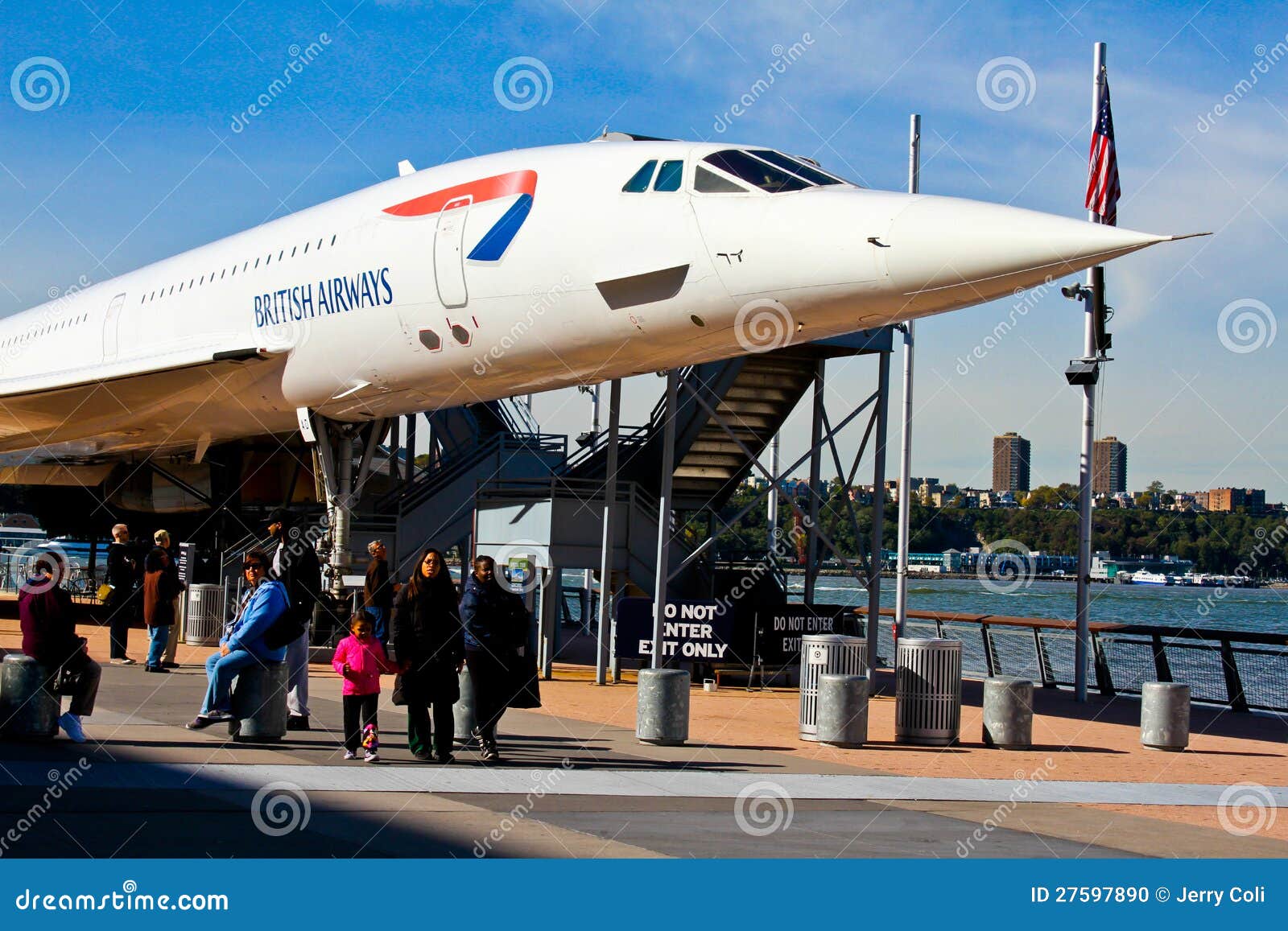 The Concorde Jet at the Intrepid Museum. Editorial Image - Image of ...