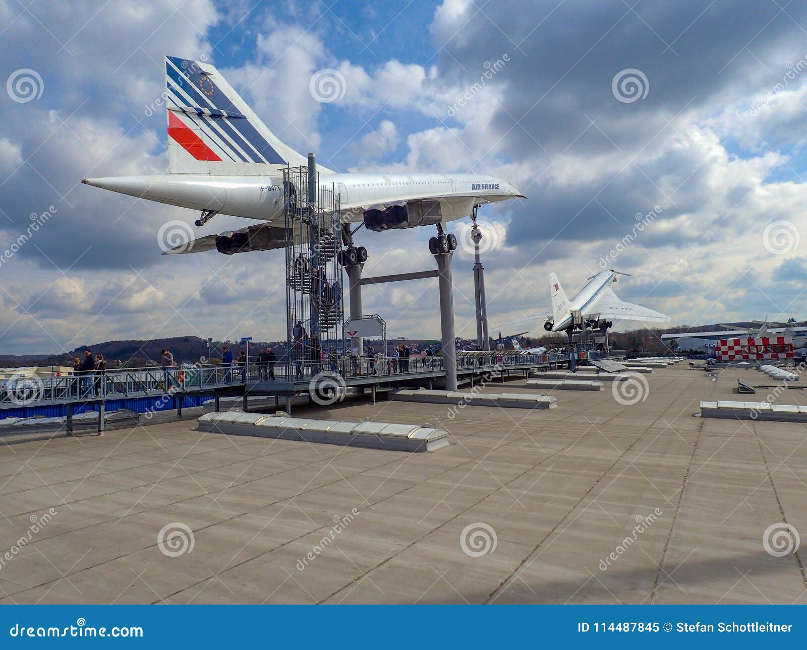 The Concorde in the museum editorial image. Image of last - 114487845