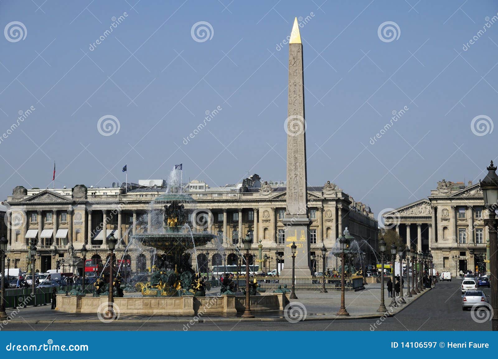 Concorde square. Paris stock image. Image of france, square - 14106597