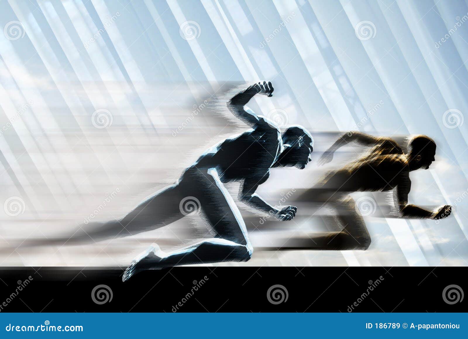 Concorrenza illustrazione di stock. Illustrazione di atleta - 186789