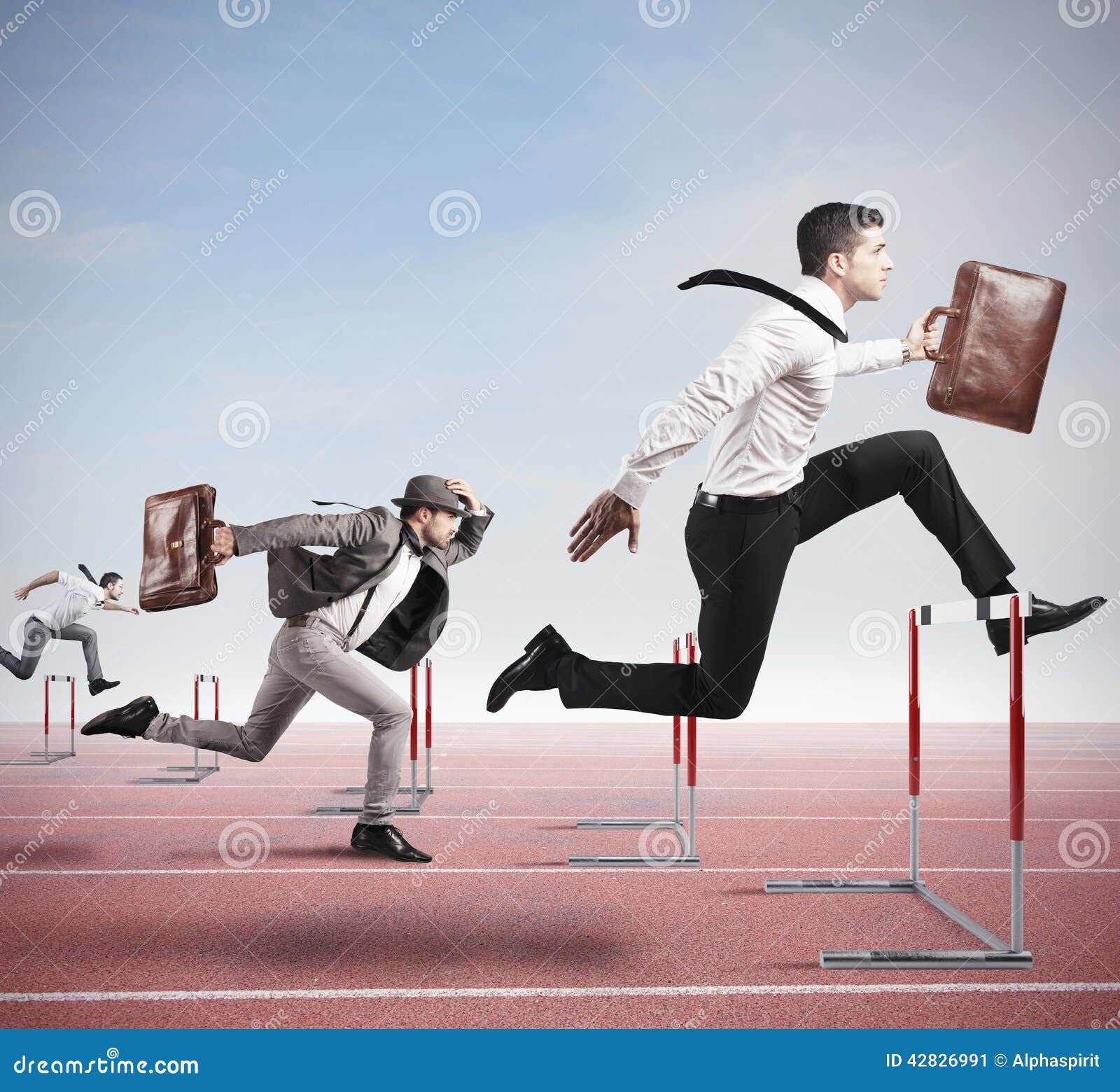 Concorrenza di affari immagine stock. Immagine di corsa - 42826991