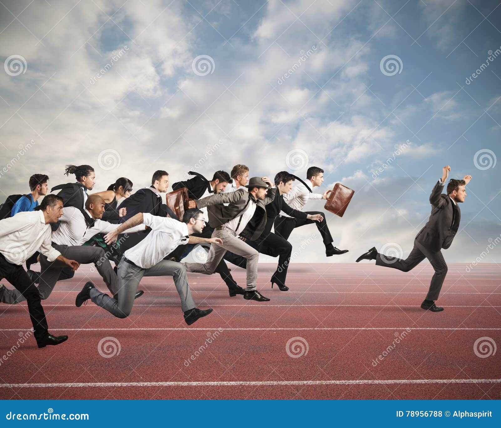 Concorrenza di affari fotografia stock. Immagine di potenza - 78956788