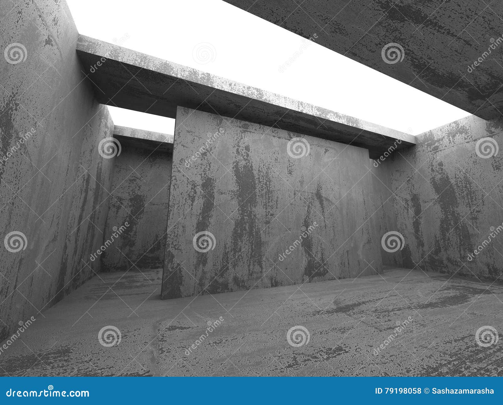 Concrete Abstract Architecture Background. Urban Construction Stock ...