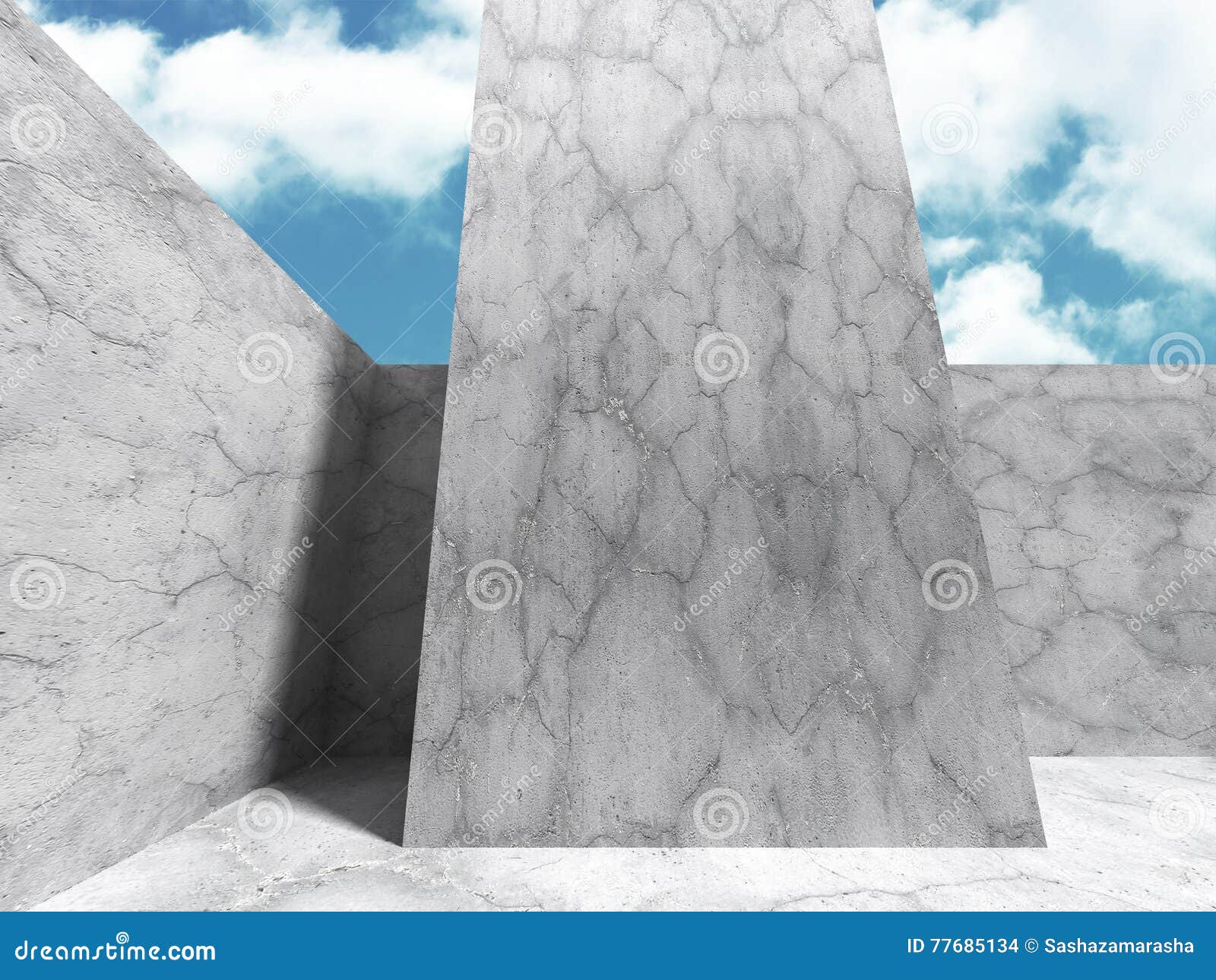 Concrete Abstract Architecture Construction Background Stock ...
