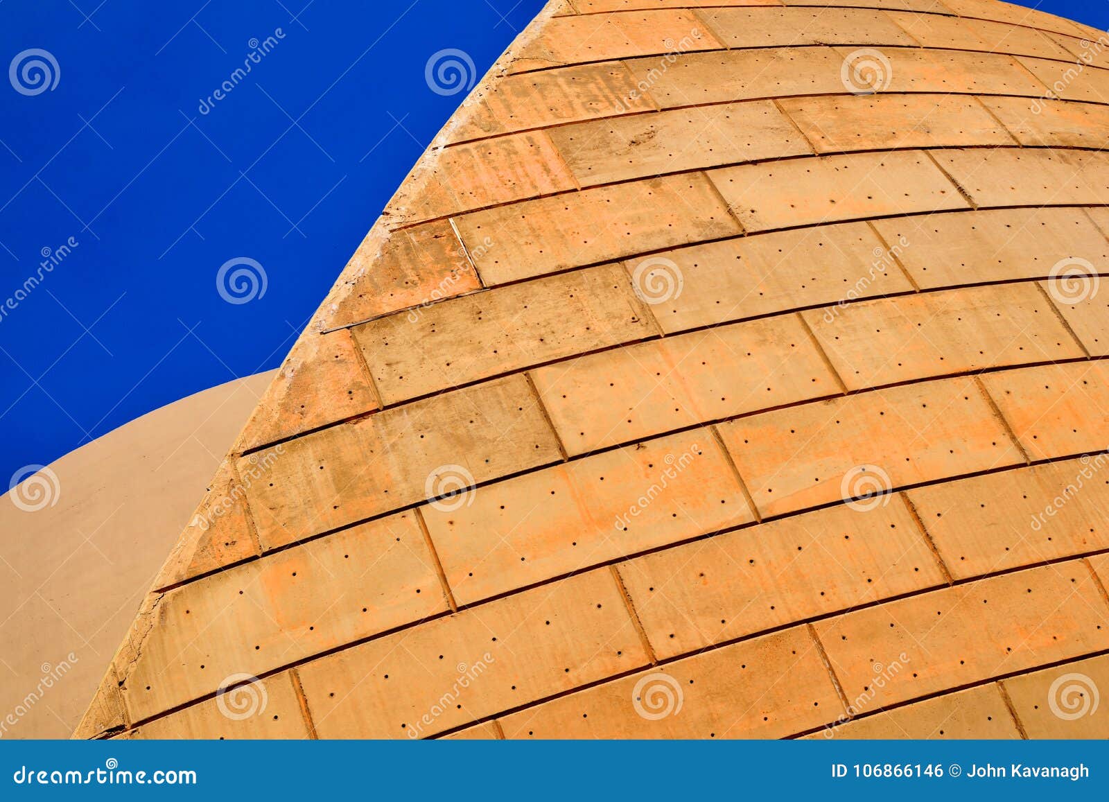 Concrete Architecture with Blue Sky Stock Photo - Image of concrete ...