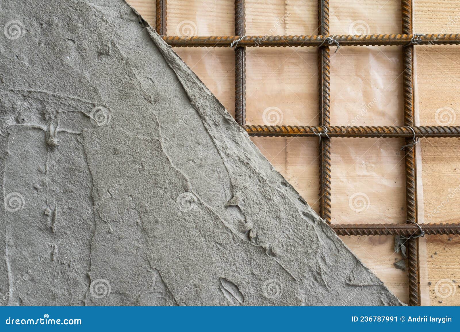 Concrete in Architecture Reinforcement Stock Image - Image of ...