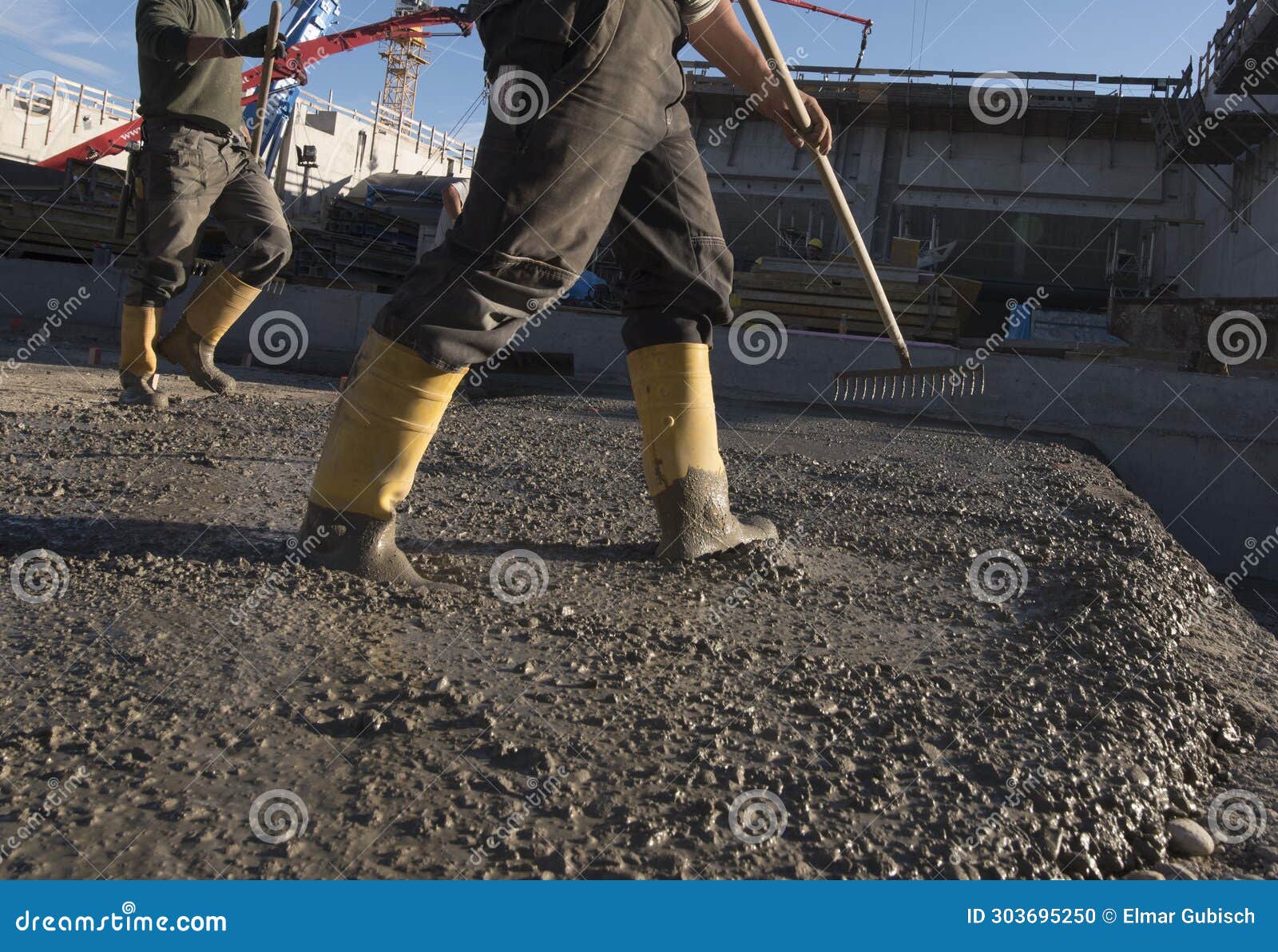 Concrete As a Building Material Stock Photo - Image of development ...