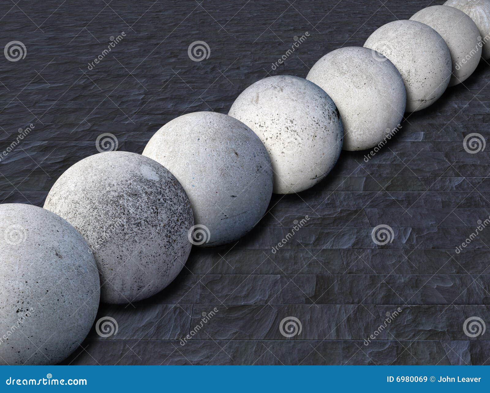 Concrete balls 1 stock image. Image of outside, concrete - 6980069