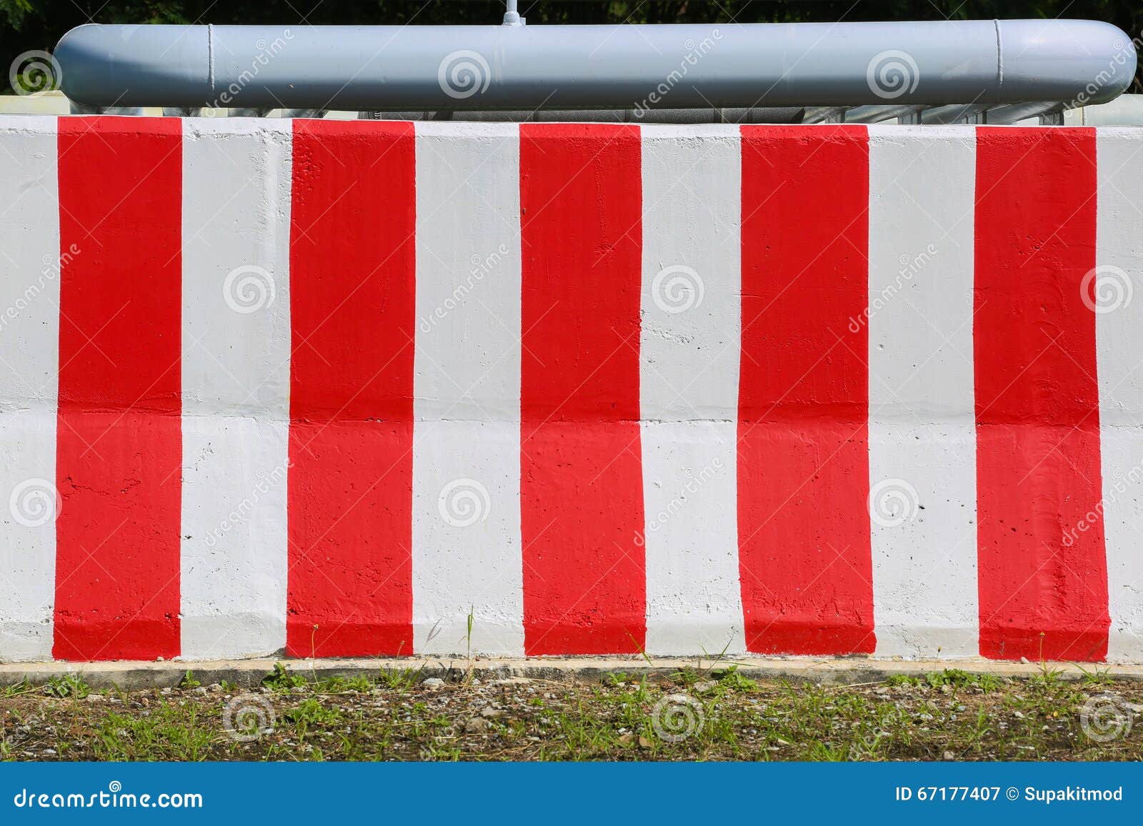 Concrete barrier stock image. Image of concrete, control - 67177407