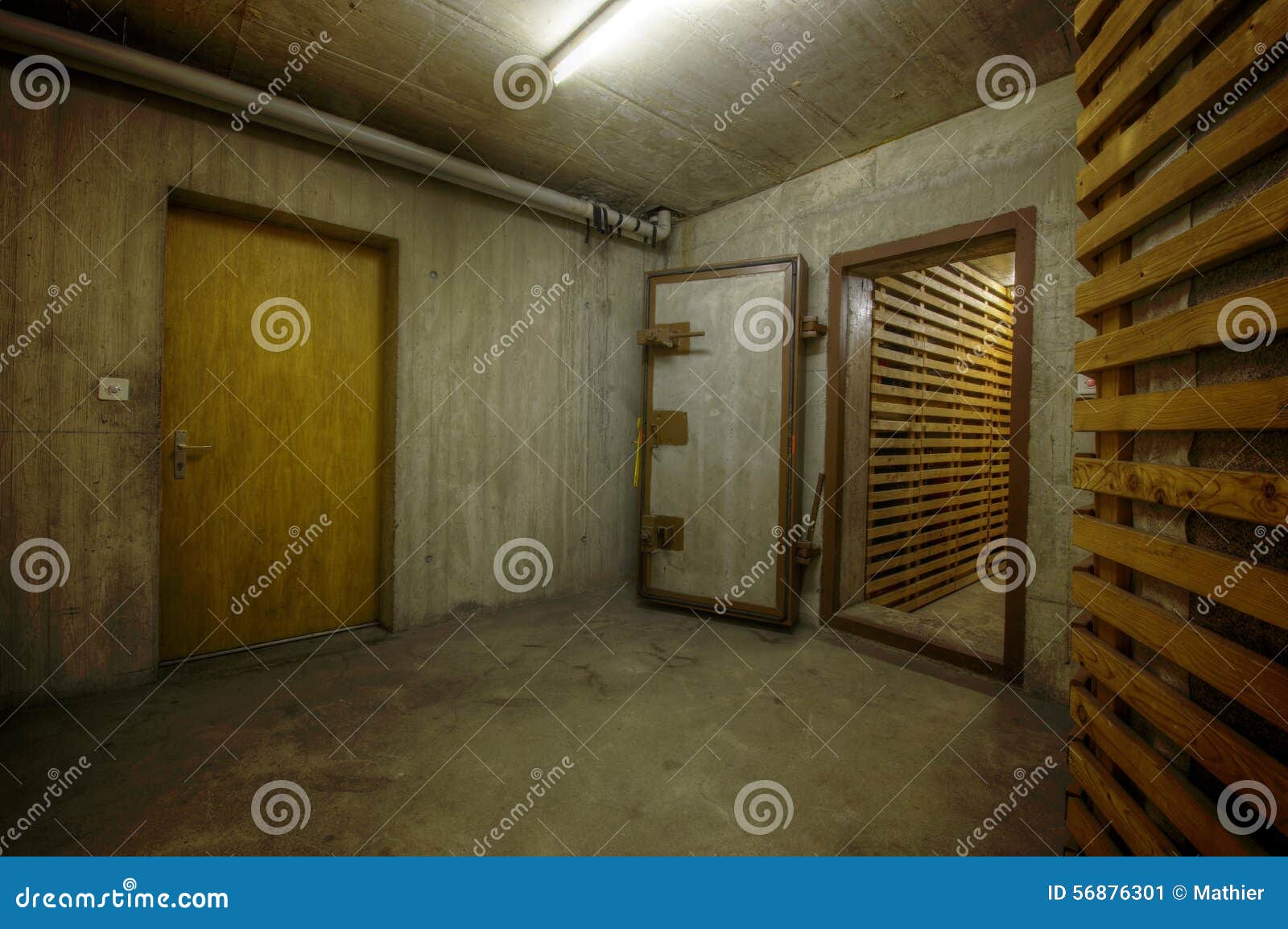 Concrete Basement stock image. Image of dirty, house - 56876301