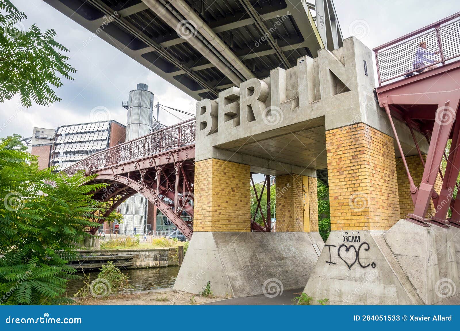 Concrete Berlin Sign Berlin, Germany Editorial Stock Photo - Image of ...