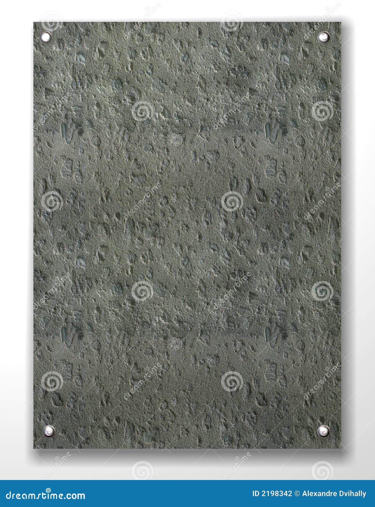 Concrete Blank Tablet - Cement Stock Illustration - Illustration of ...