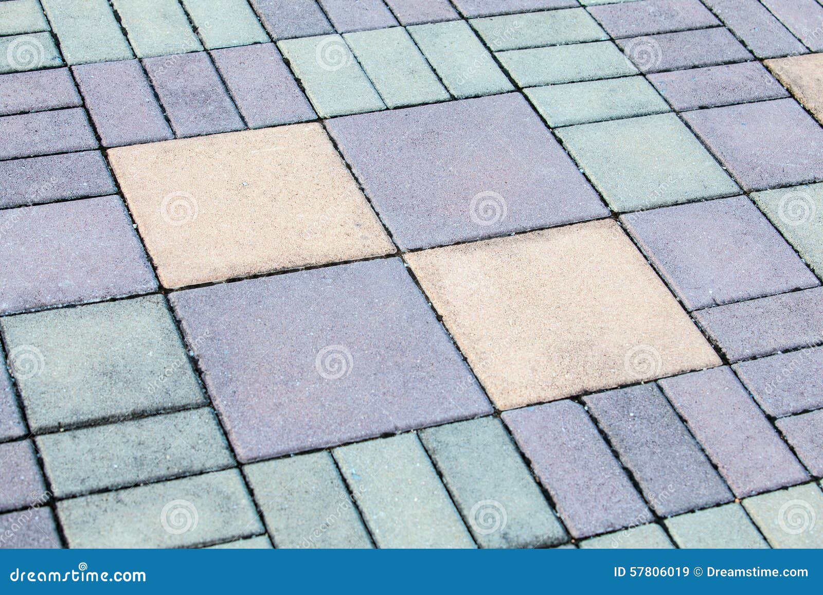 Concrete block pathway stock image. Image of interlocking - 57806019