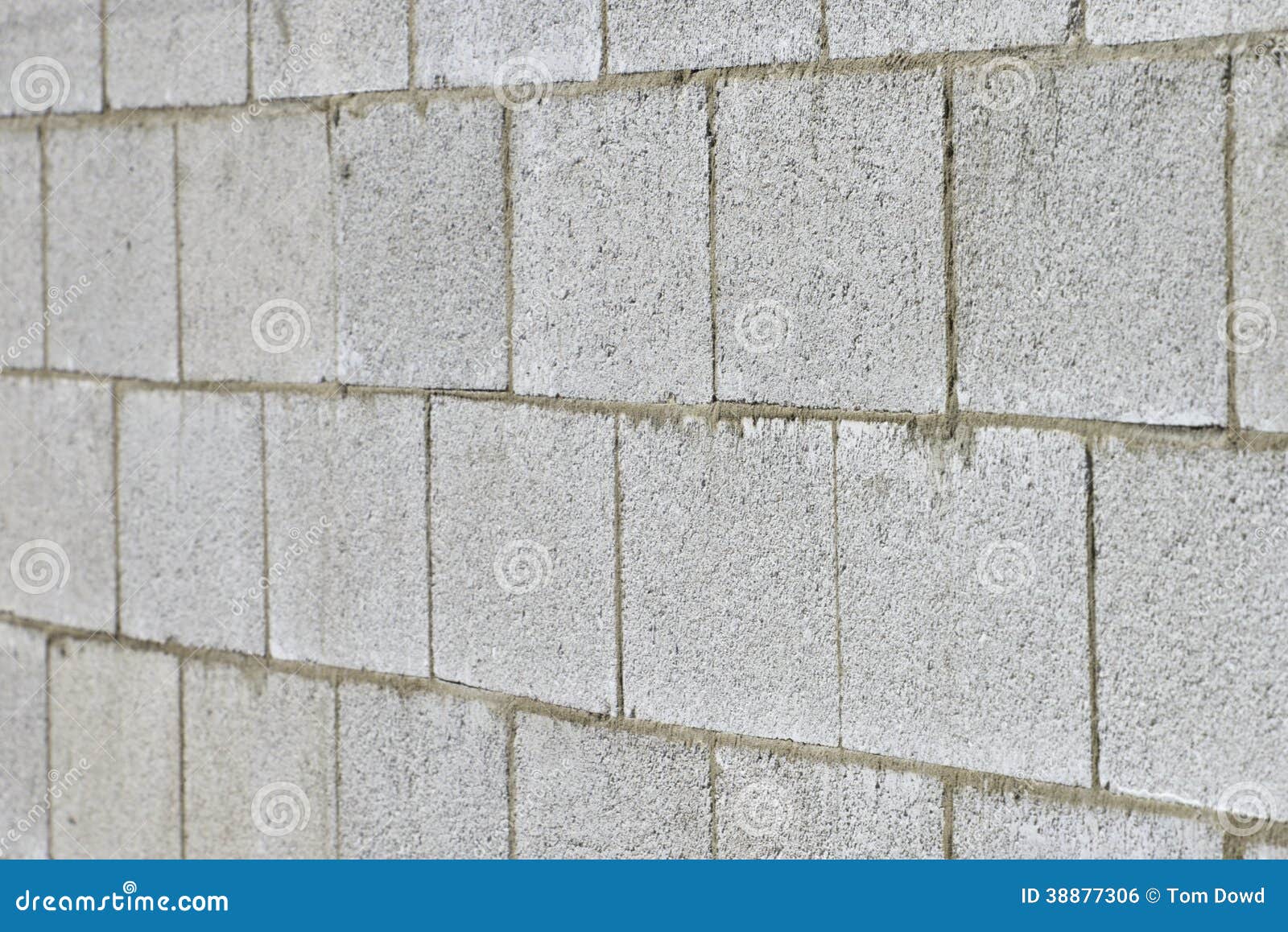 Concrete block wall stock photo. Image of building, concrete - 38877306