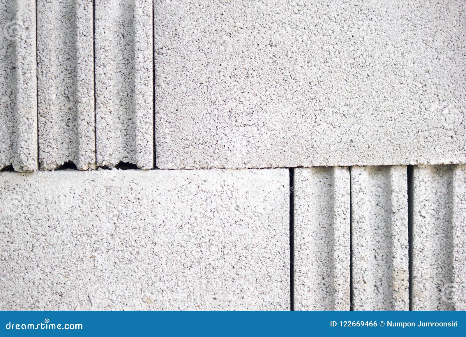 Concrete Block Wall Background Texture Stock Photo - Image of ...
