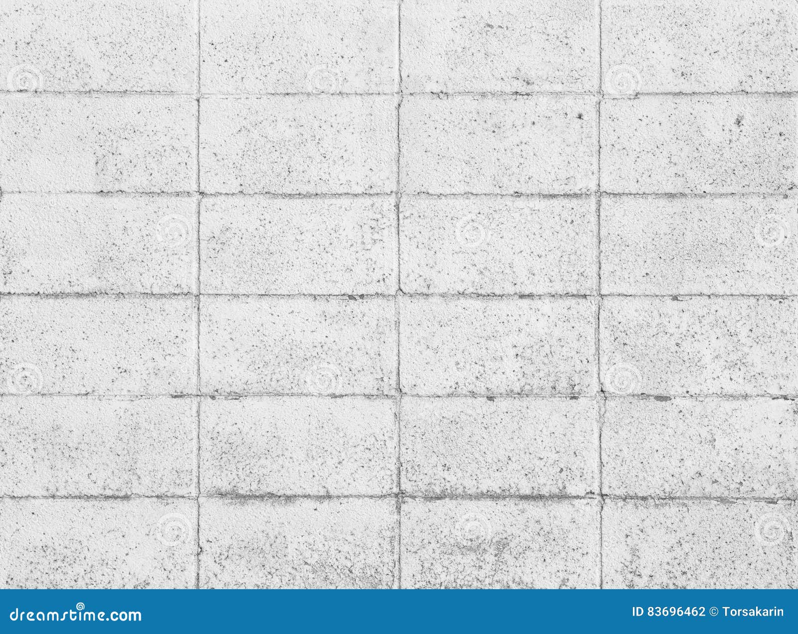 Concrete Block Wall Seamless Background Stock Photo - Image of home ...