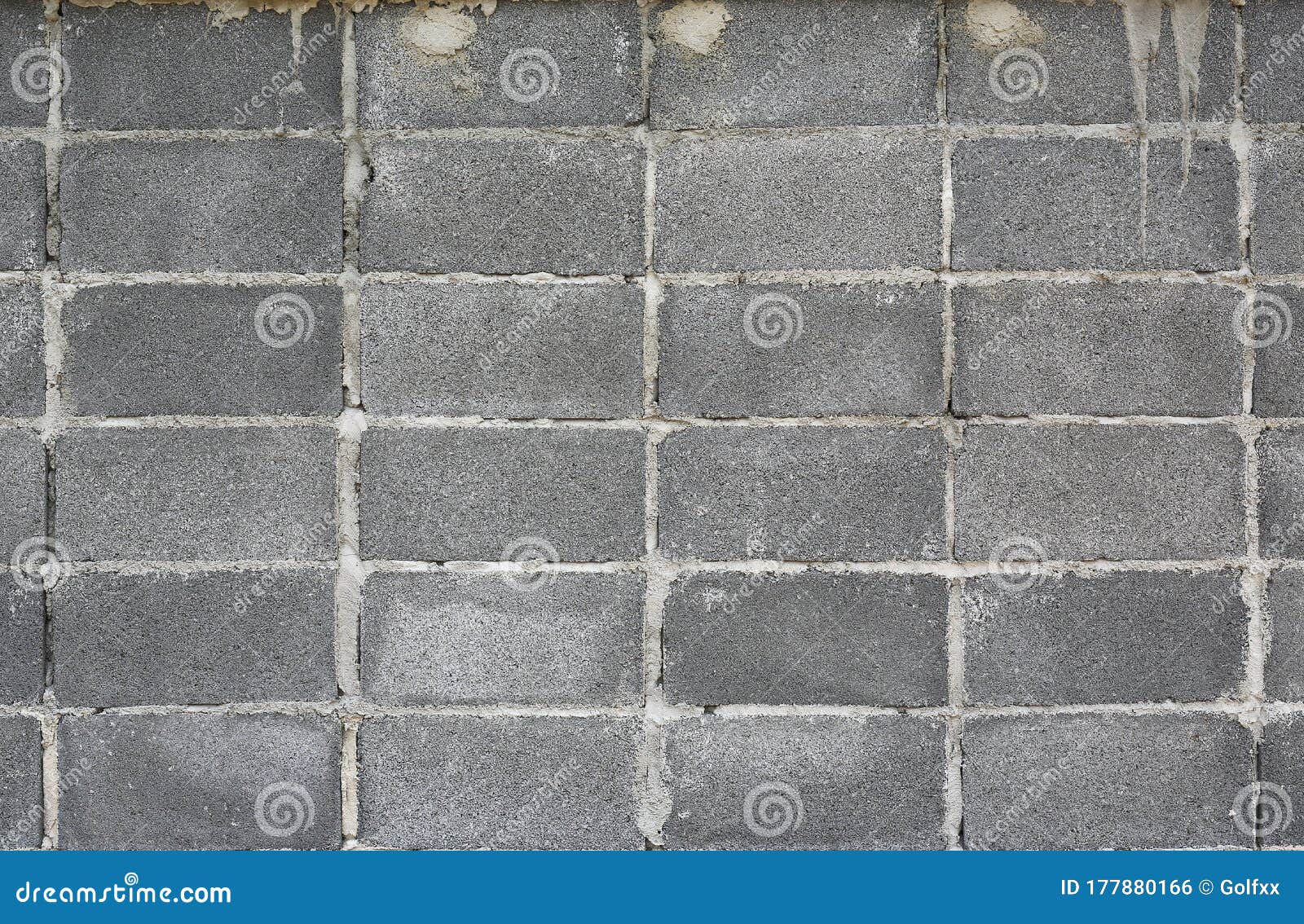 Concrete Block Wall Texture and Background Seamless Stock Photo - Image ...