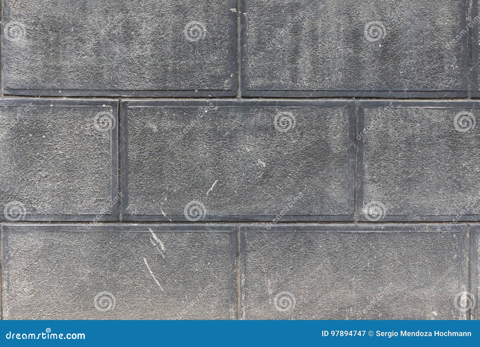 Concrete Block Wall Texture Stock Image - Image of brick, brickwork ...