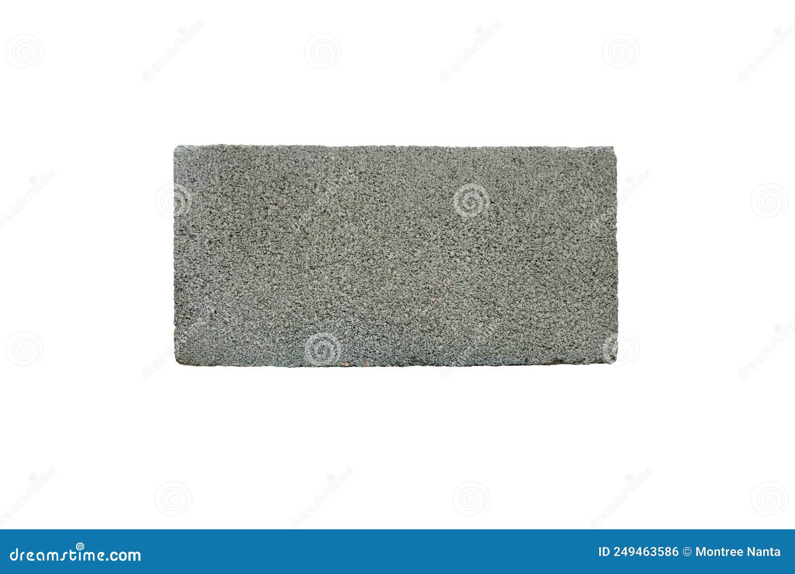 Isolated Rectangular Concrete Blocks Cutout on White Background ...