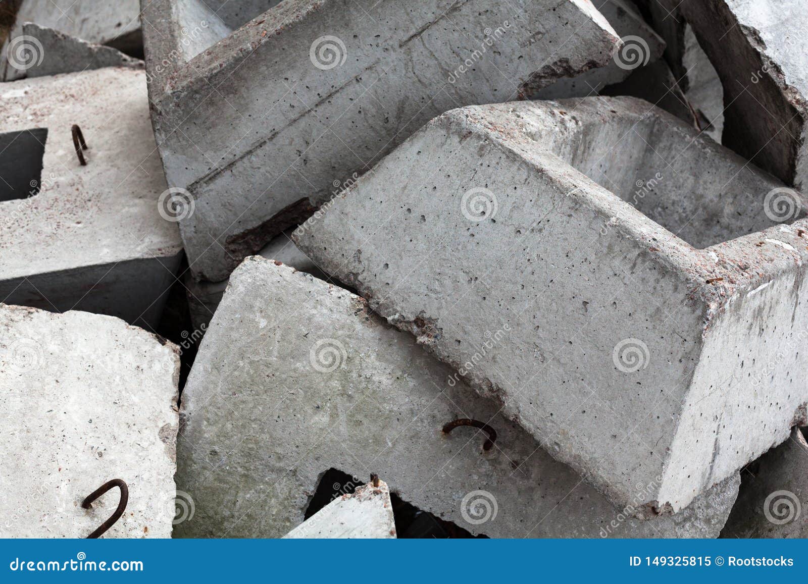 Concrete blocks stock image. Image of opening, frame - 149325815