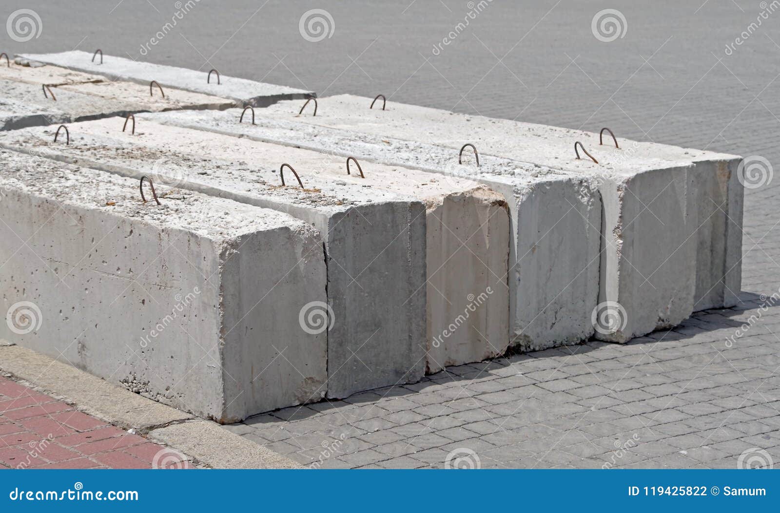Concrete Blocks for Construction Stock Photo - Image of construction ...
