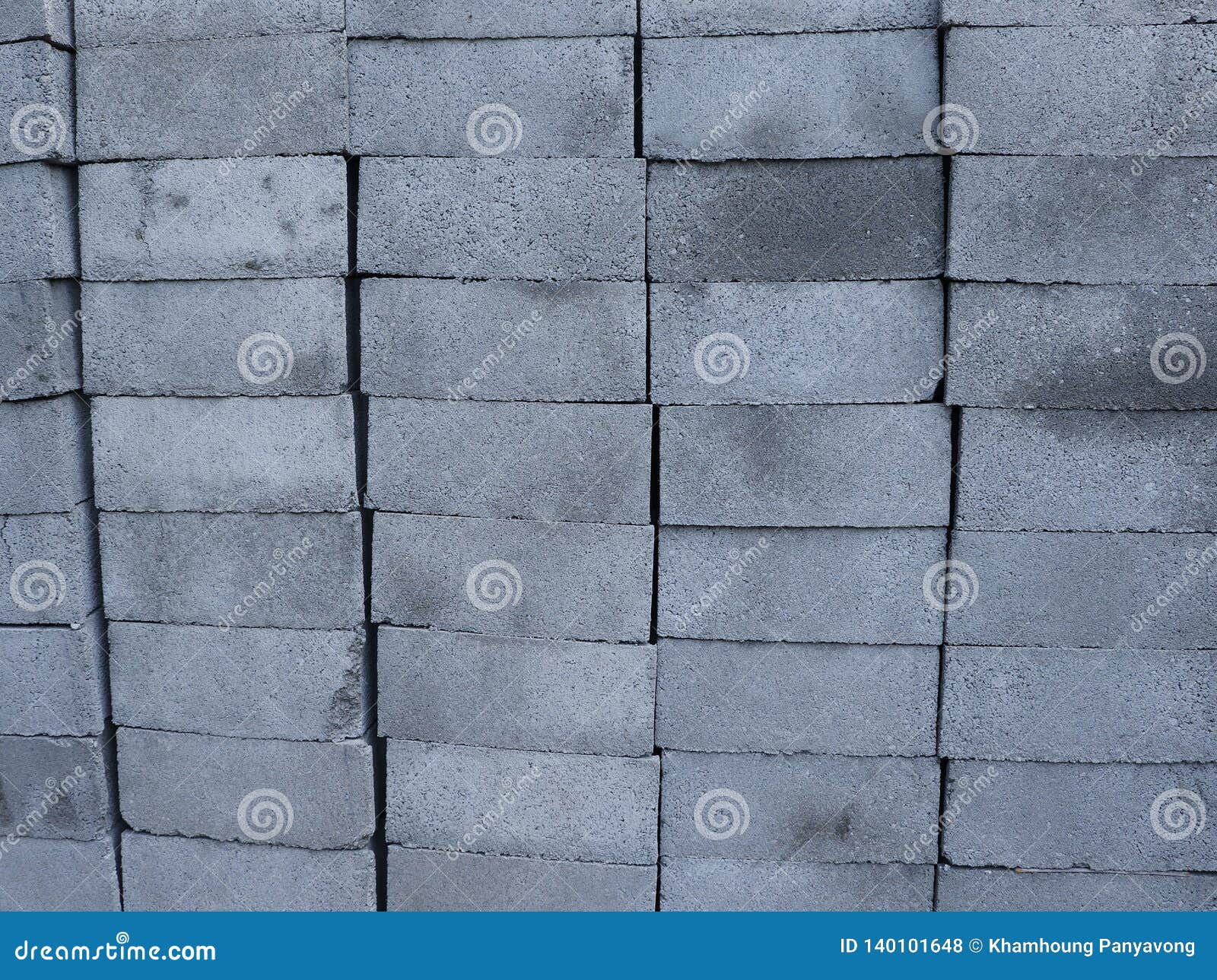 Concrete Blocks Stacking on the Floor Stock Photo - Image of stacking ...