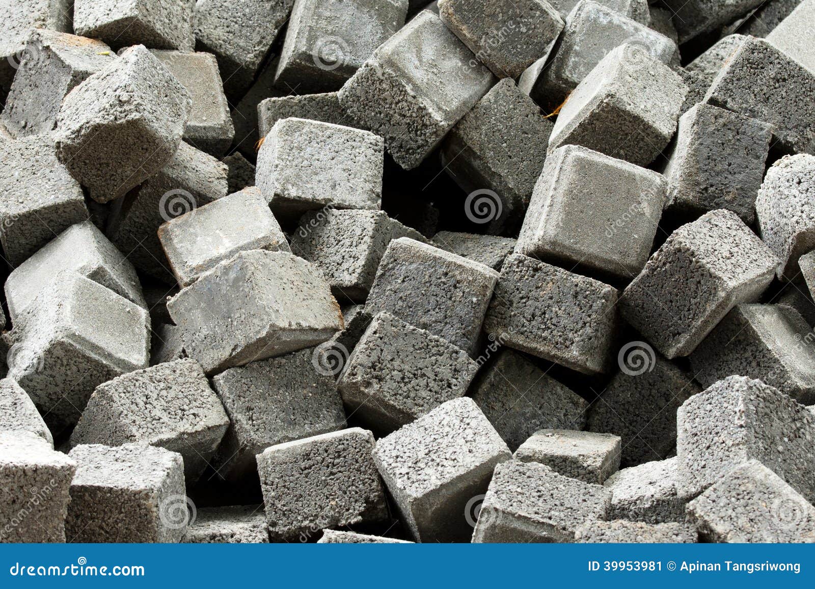 Concrete blocks stock image. Image of block, rough, gray - 39953981