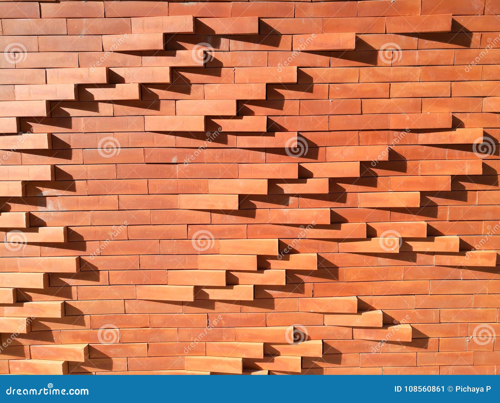 Concrete Brick Wall Background with the Light and Shade on the B Stock ...