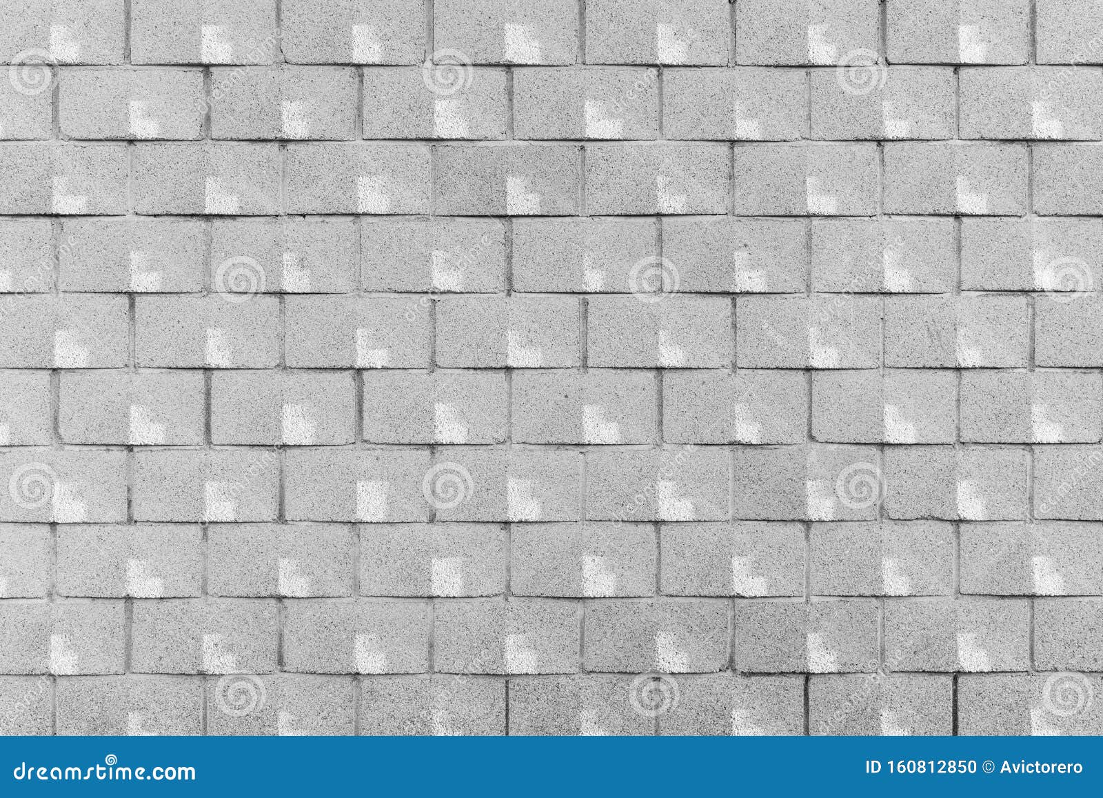 Concrete Brick Wall Background Pattern Stock Photo - Image of concrete ...