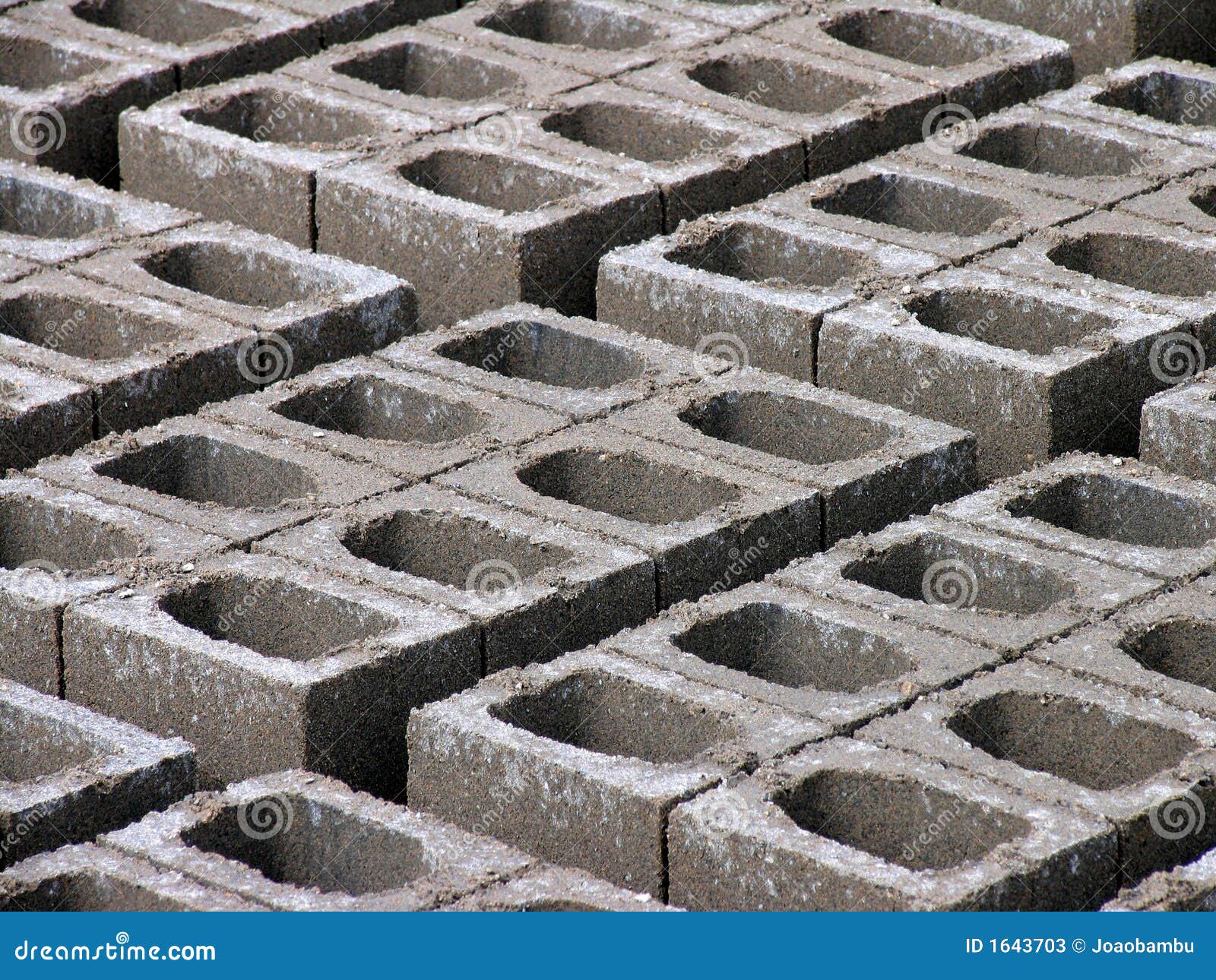 Concrete Bricks stock image. Image of cement, texture - 1643703