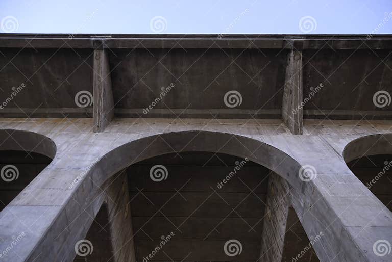 Concrete Bridge Arch stock image. Image of street, architecture - 18139717