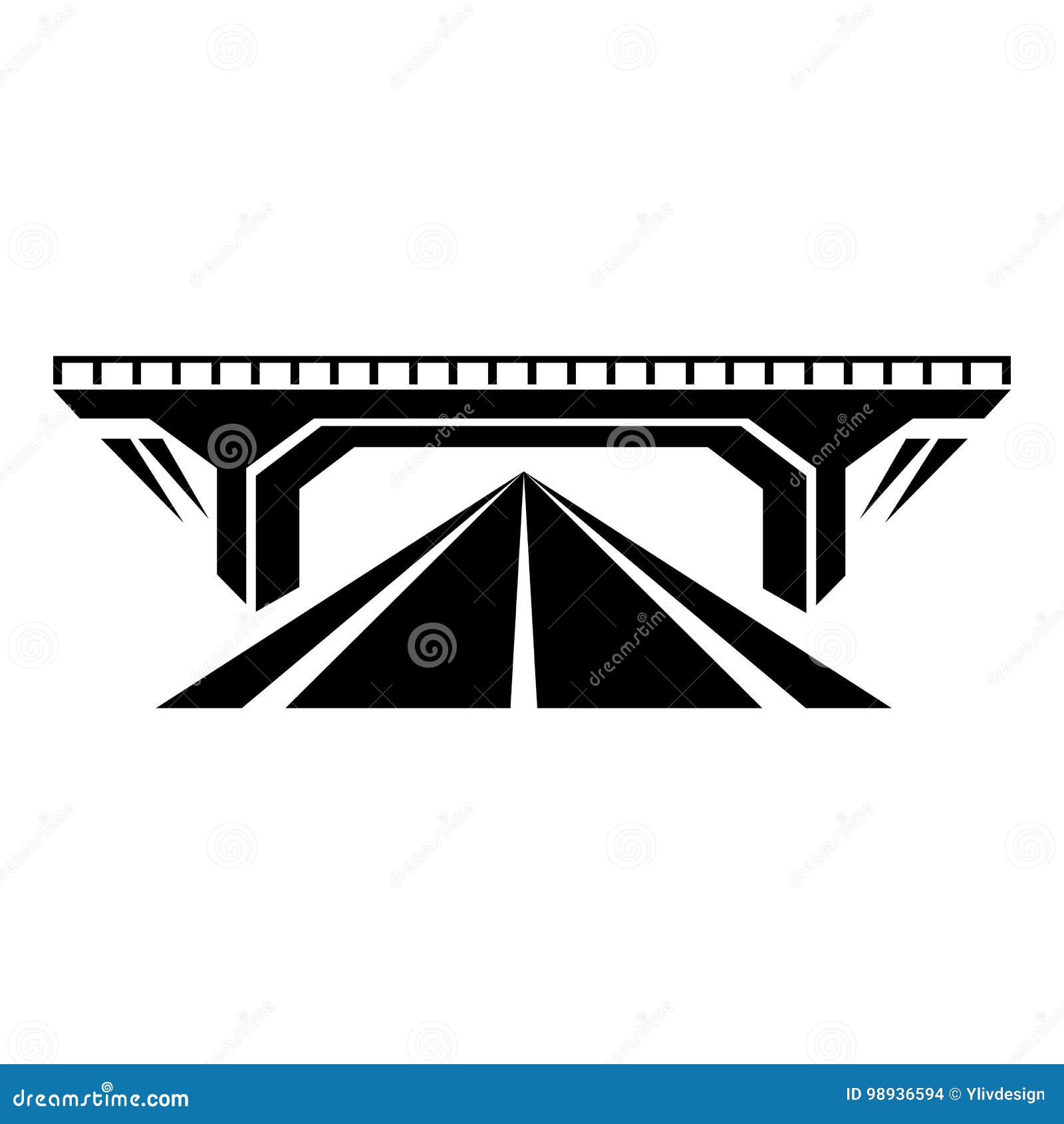 Concrete Bridge Icon, Simple Black Style Stock Vector - Illustration of ... Concrete Bridge Icon, Simple Black Style Stock Vector - Illustration of ...