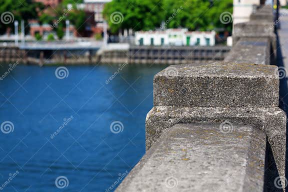 Concrete Bridge Railing stock image. Image of road, stone - 25607627