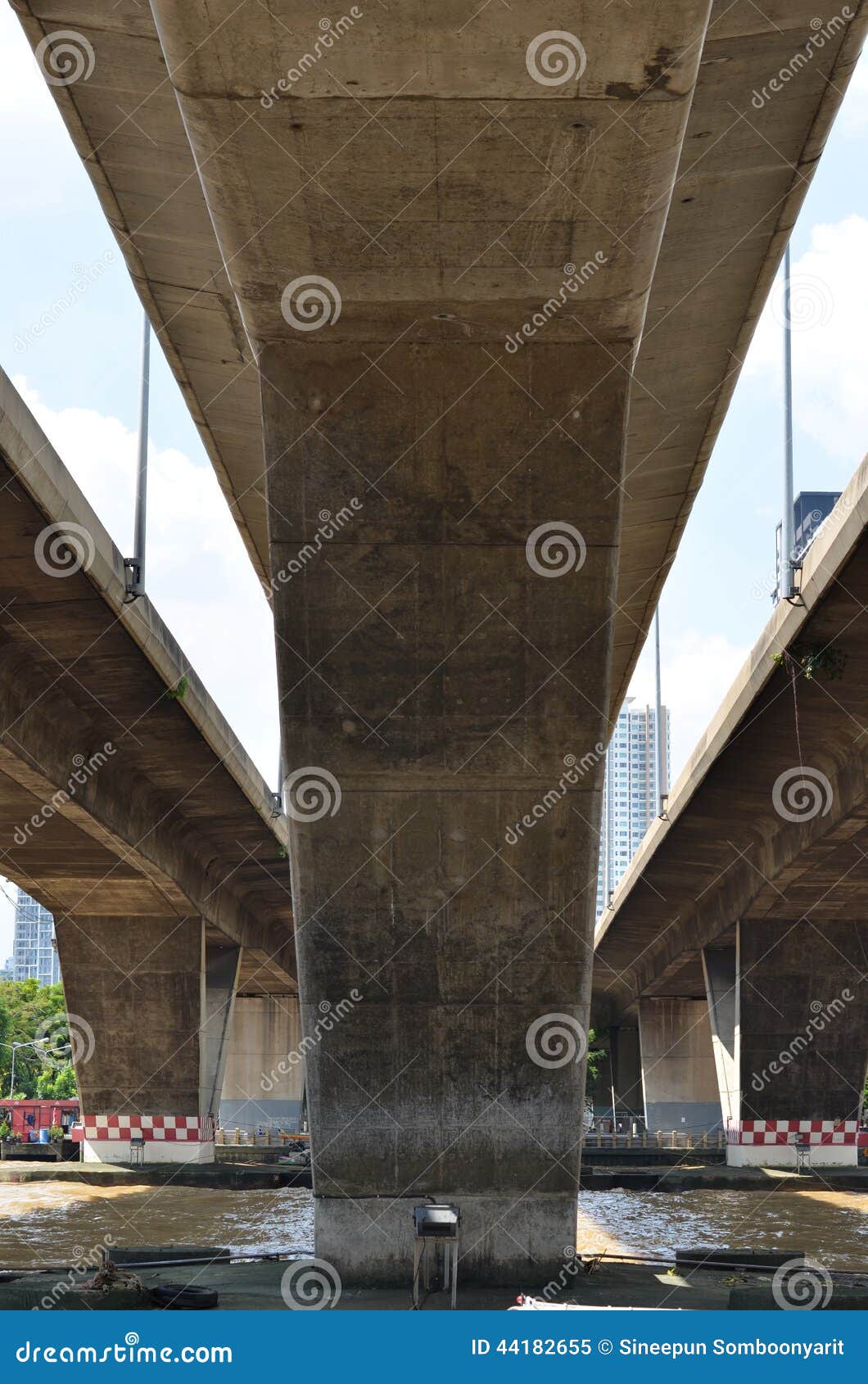 Concrete Bridge structure stock image. Image of utility - 44182655