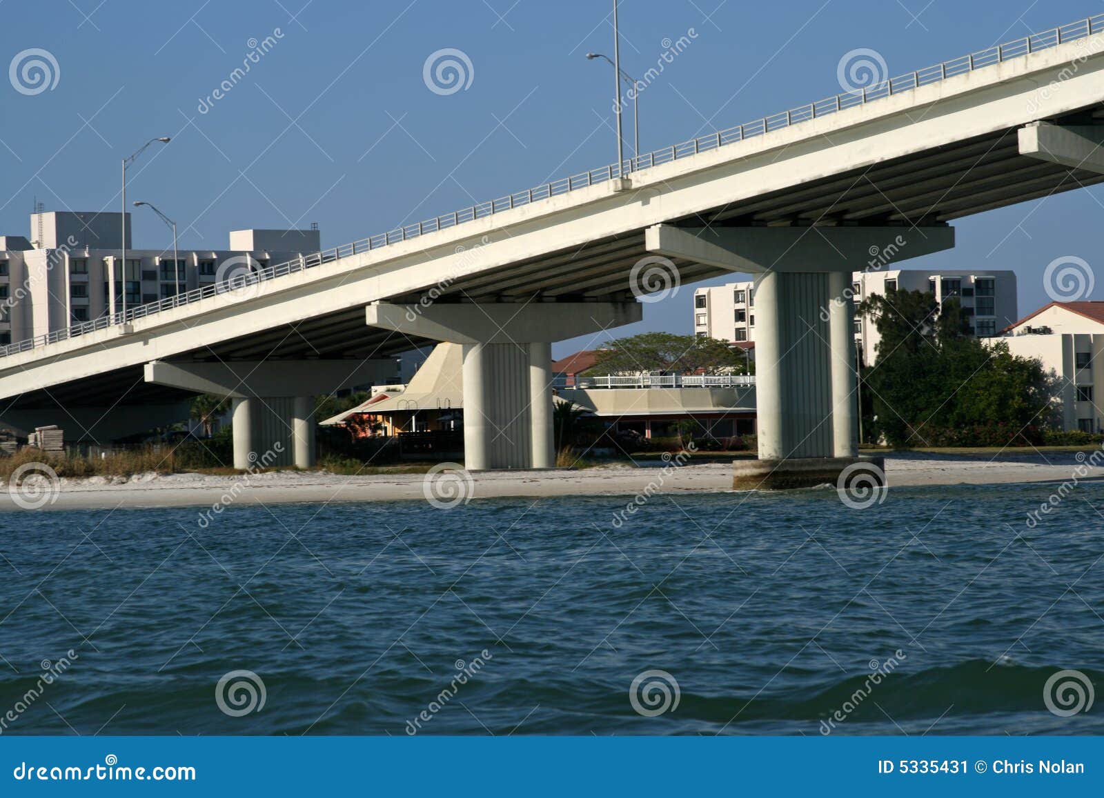 Concrete bridge support stock image. Image of landmark - 5335431