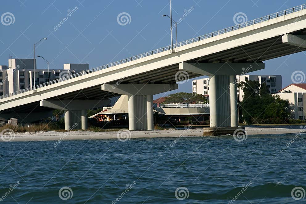 Concrete bridge support stock image. Image of landmark - 5335431