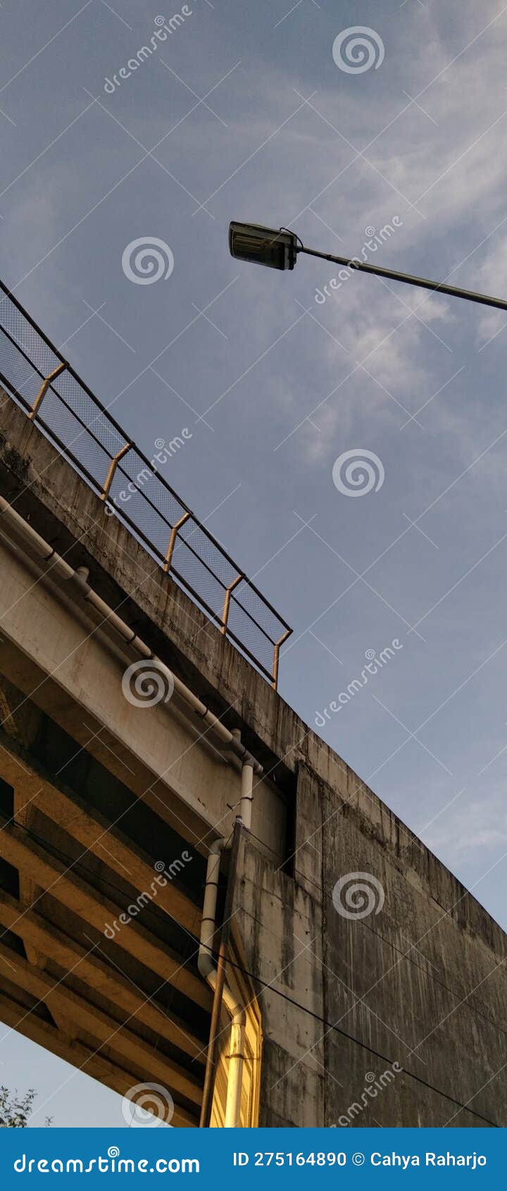 Concrete Bridge for Vehicles To Pass through Stock Photo - Image of ...