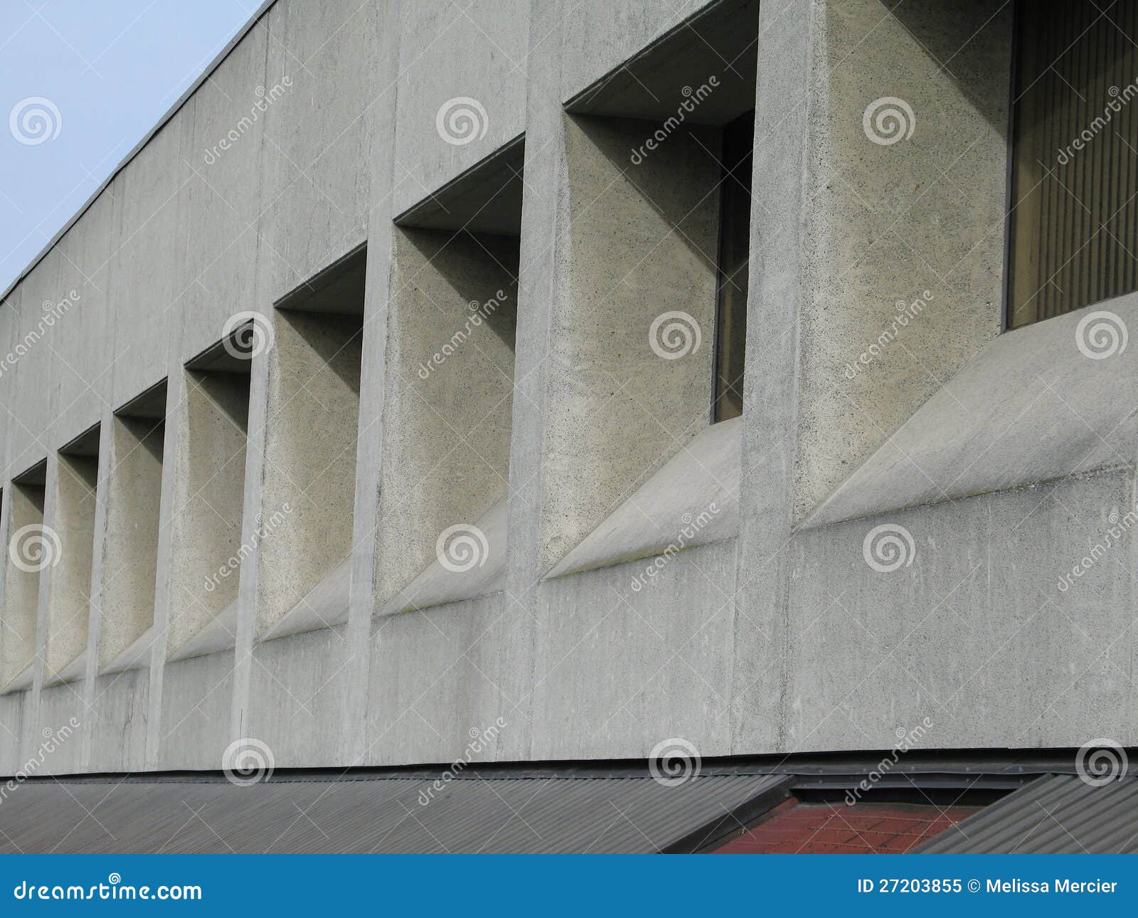 Concrete building stock image. Image of minimal, angular - 27203855