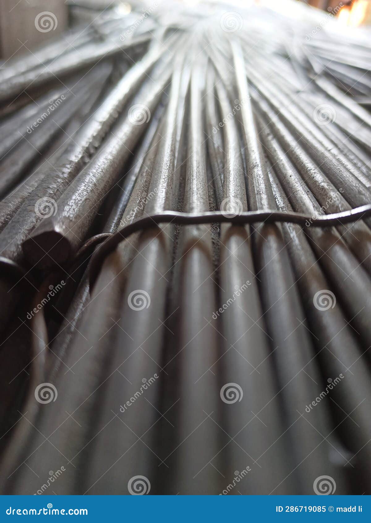 Concrete Building Iron so that the Building is Strong and Sturdy Stock ...