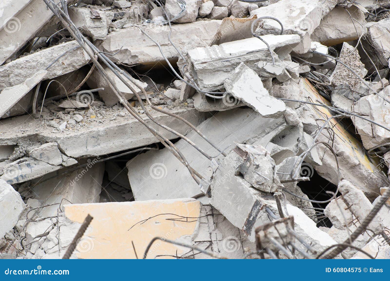Concrete building ruins stock image. Image of fracture - 60804575