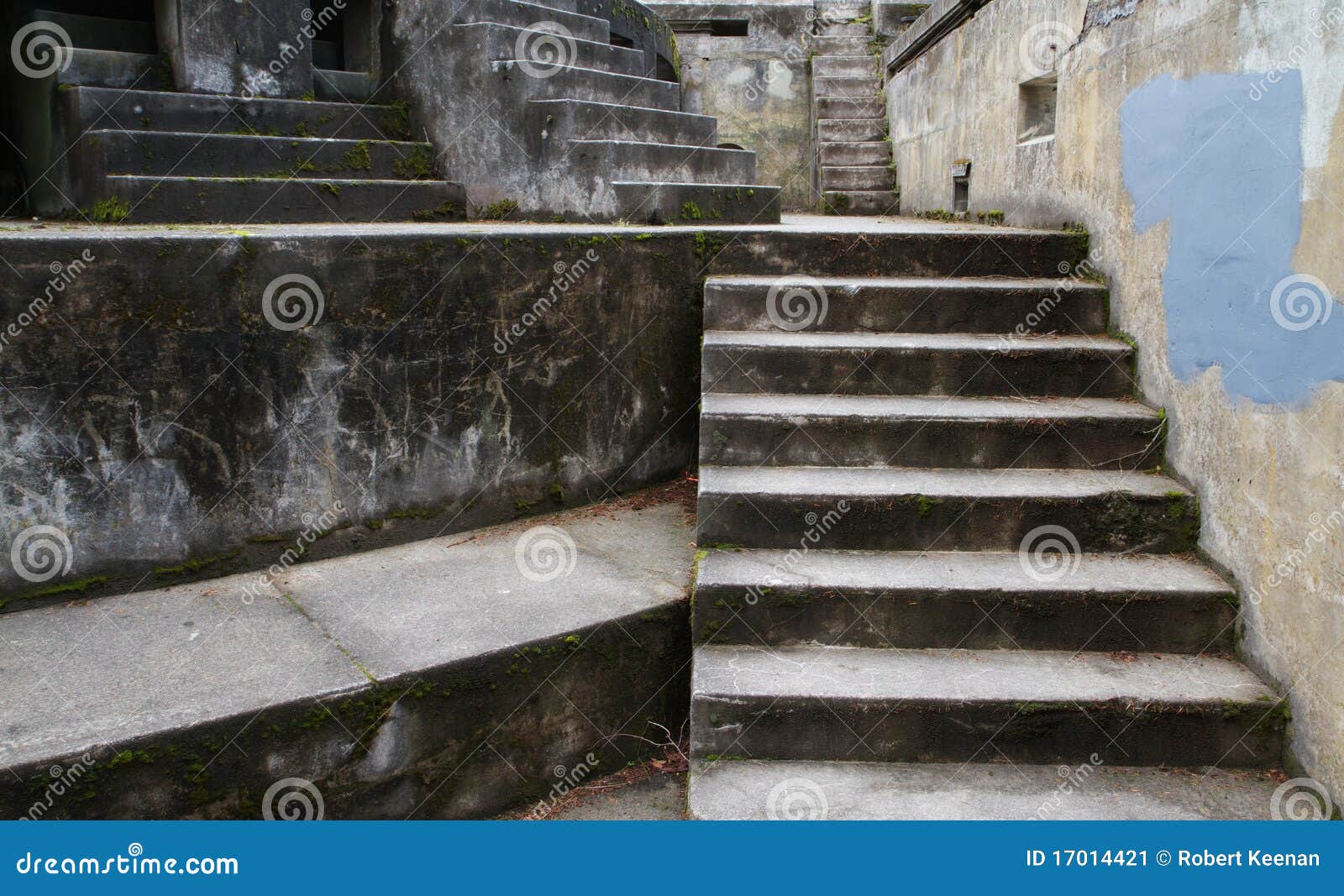 Concrete Bunker Steps Right Stock Image - Image of fortress, complex ...