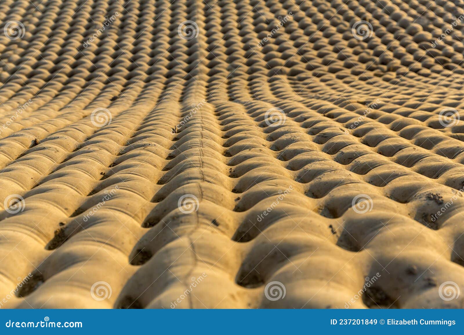 Concrete and Canvas Channel Lining Texture Starts Close and Goes ...