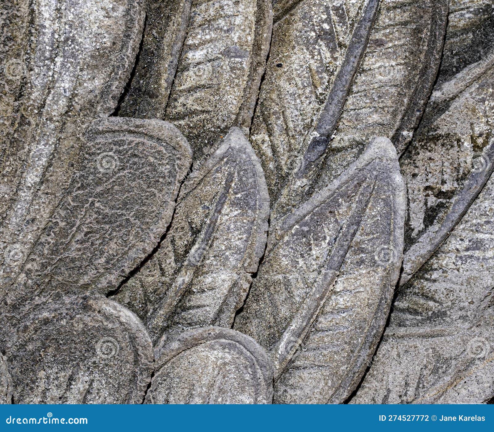 Concrete Carving of Feathers in Layered Rows Stock Photo - Image of ...