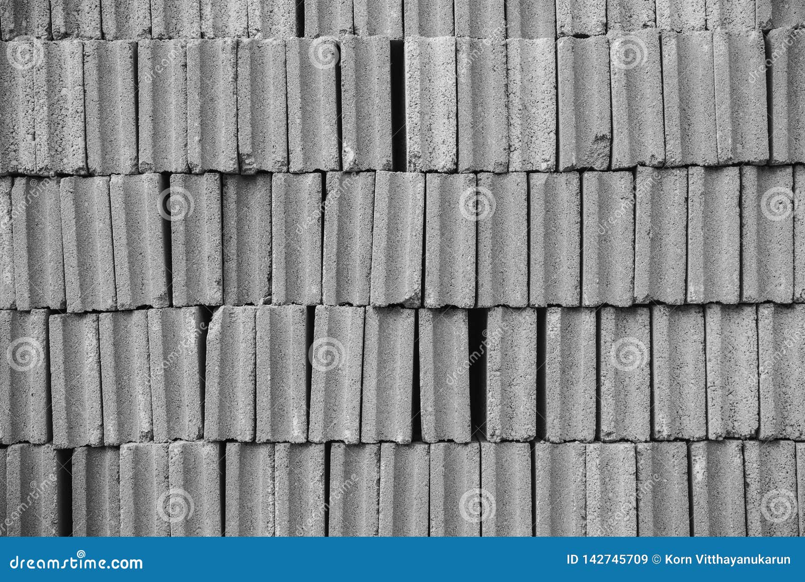 Concrete Cement Cinder Blocks Texture Pattern Stock Image - Image of ...